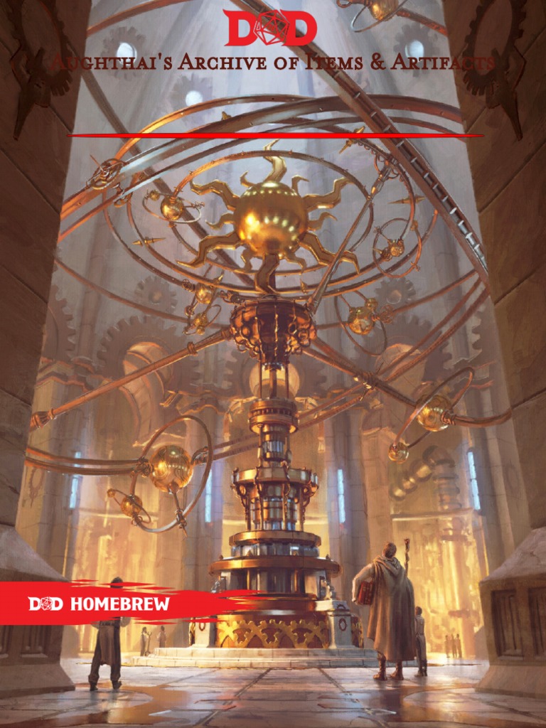 (DND 5E) Aughthai 'S Archive of Items & Artifacts - The Homebrewery ...