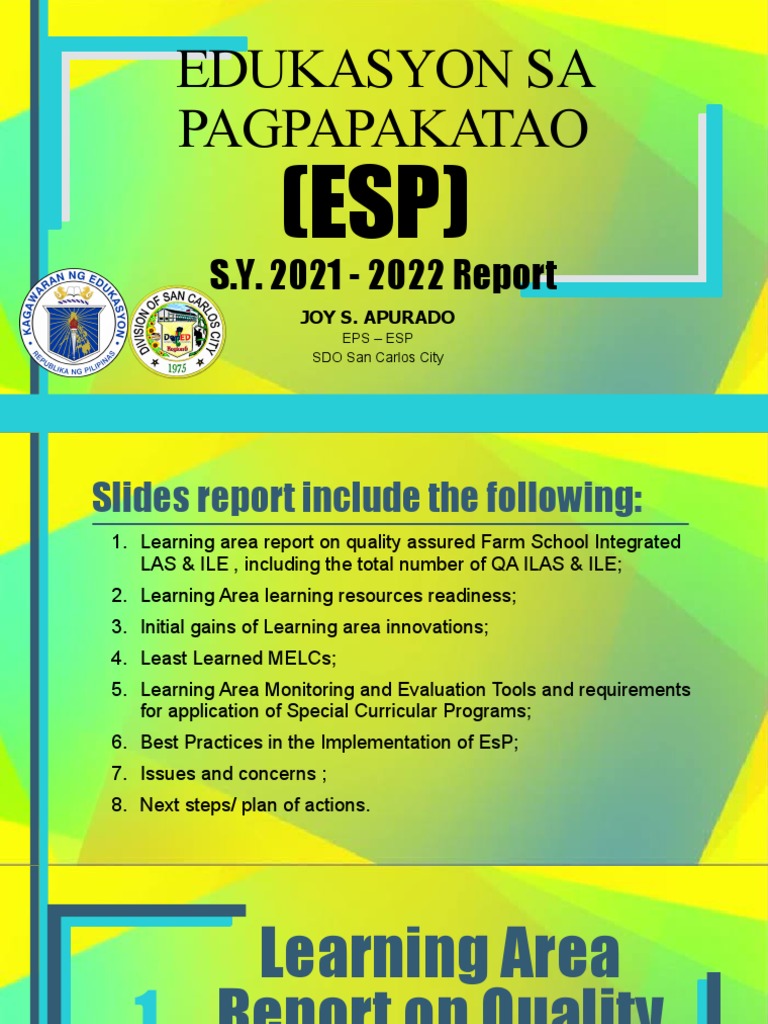 Esp Report | PDF | Educational Assessment | Cognitive Science