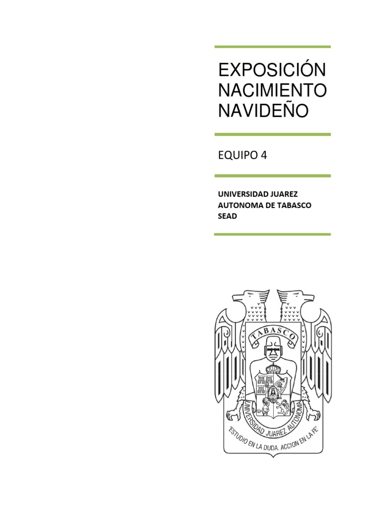 Exposición Nacimiento Navideño Sead | PDF | Navidad