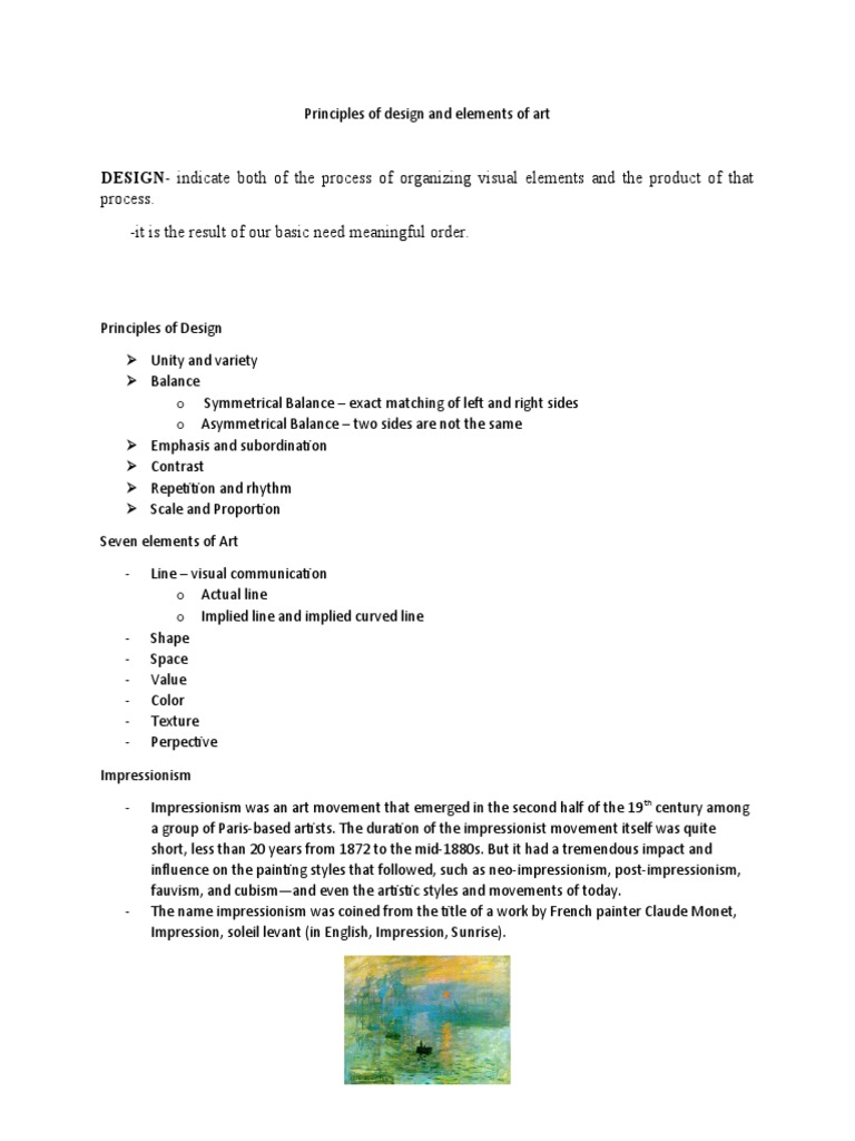 A Comprehensive Guide to Principles of Design, Elements of Art ...