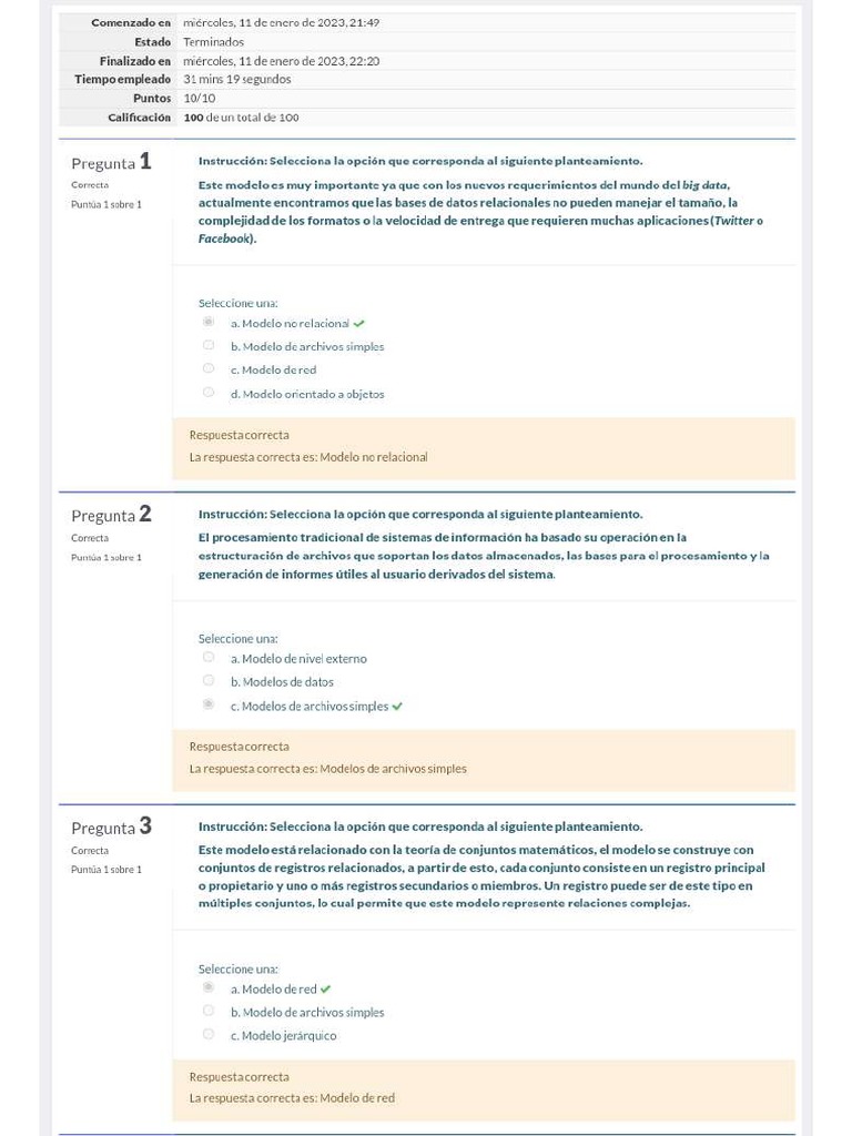 Examen Reto 2 UVEG | PDF