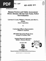 M1 Abrams Composite Armor Layout | PDF