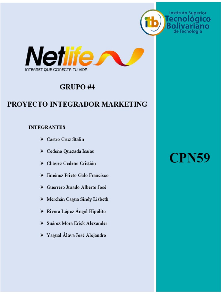 Proyecto de Marketing Netlife | PDF | Marketing | Producto (Negocio)