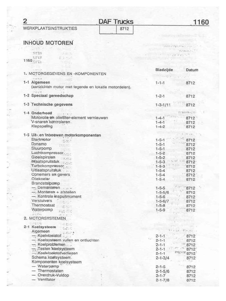 DAF 1160 PDF User Manual - Compressed | PDF