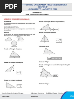 Formulario Área, Perímetro y Volumen de Figuras Geométricas | PDF