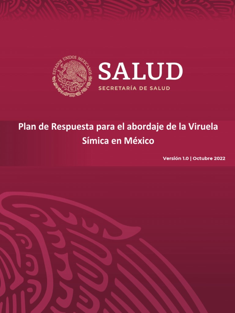 Plan Viruela Simica 221031 Version 1 | PDF | Hombres que tienen sexo con hombres | Orientación ...