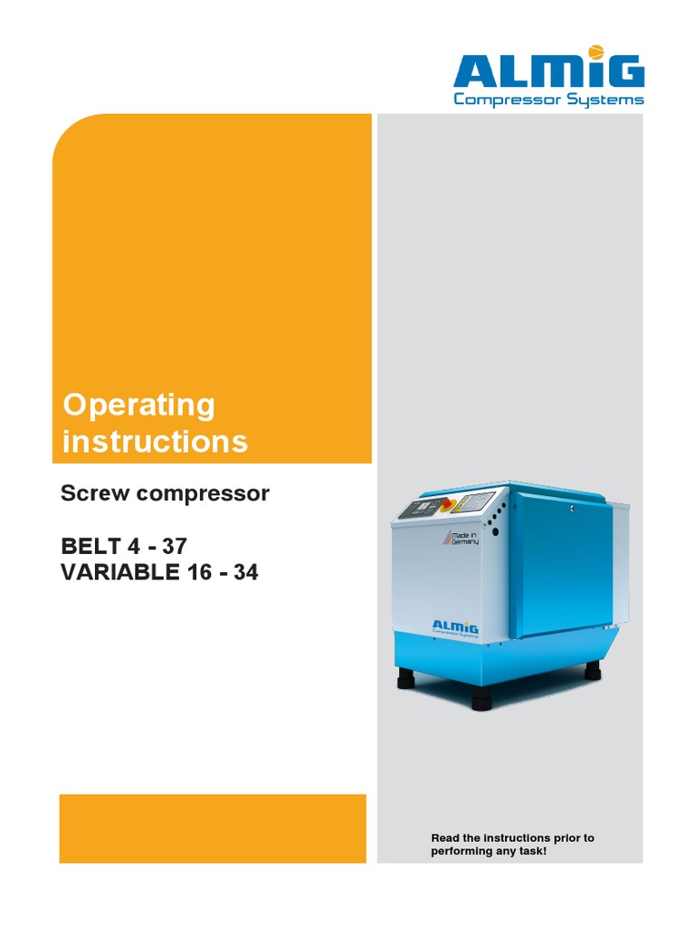 BA ALMiG A B ArtNr. 195. 03201REV06 GB | PDF | Personal Protective ...