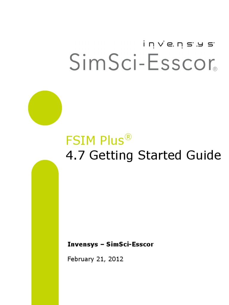 Fsim Plus Getting Started V47 Pdf Menu Computing Window Computing 