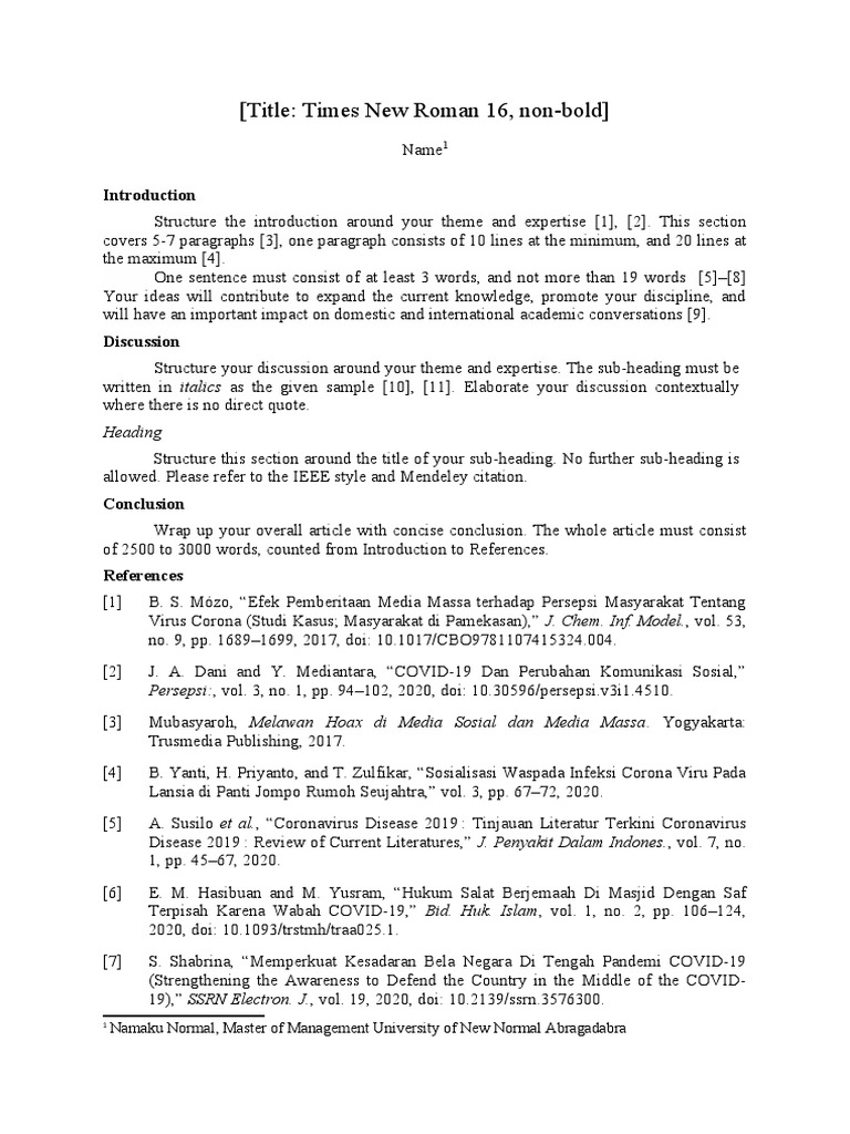 Academic Writing Structure Guide | PDF