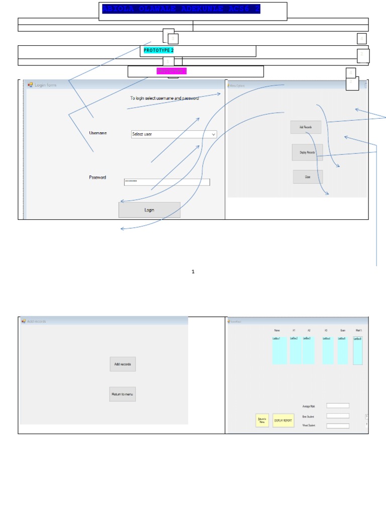 GUI A1 Prototype Assignment 1 | PDF | Software Prototyping | Prototype