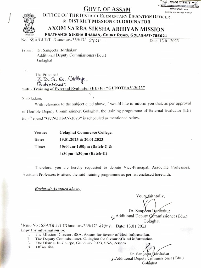Gunotsav 2023 Training for Evaluators | PDF