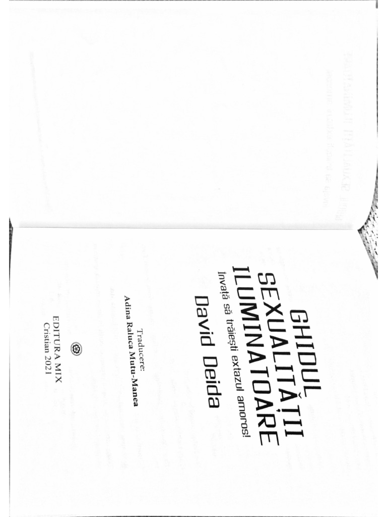 Ghidul Sexualitatii Iluminator David Deida | PDF Ghidul Sexualitatii Iluminator David Deida | PDF