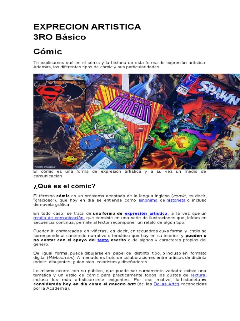Exprecion Artistica | PDF | Cómics | Cómic