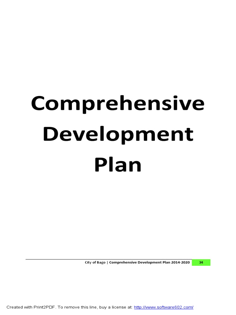 2015-2020 CDP - Comprehensive Development Plan | PDF | Infrastructure ...