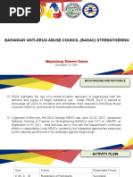 Barangay Anti-Drug Abuse Council (Badac) Training: Activity Design ...