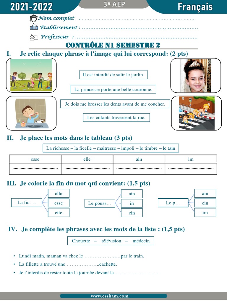 3eme Evaluation Francais 3e Aep - 1 | PDF