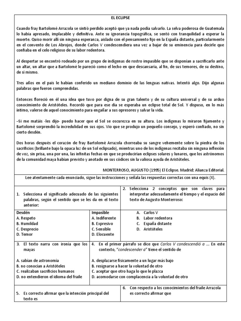 El Eclipse | PDF | Aristóteles