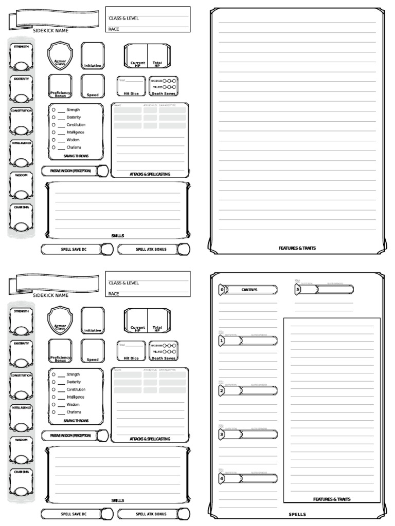 3155585-Sidekick Character Sheet v1 | PDF