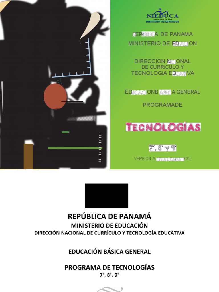 Programas Educacion Basica General Premedia Tecnologia 7 8 9 2014 | PDF | Educación de la ...