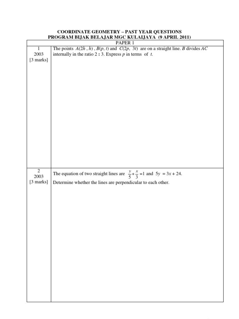 Chapter 6: Coordinate Geometry | PDF | Line (Geometry) | Circle