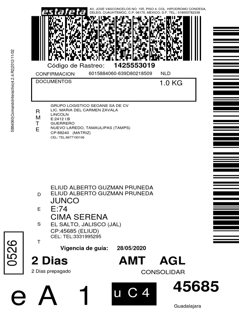 Guía Eliud 22-05-2020 | PDF