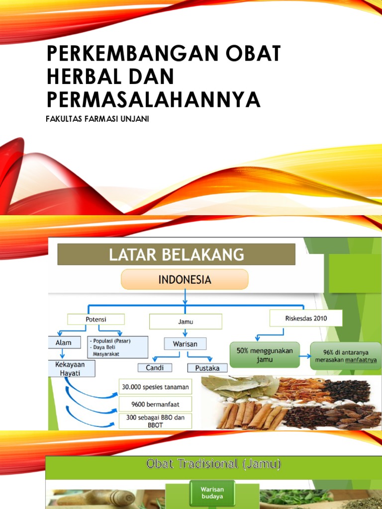 Perkembangan Permasalahan Obat Herbal Pdf