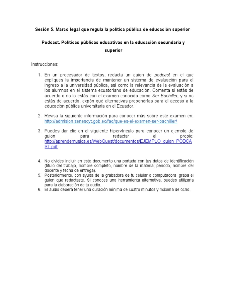 Pasos para Realizar Un Podcast | PDF