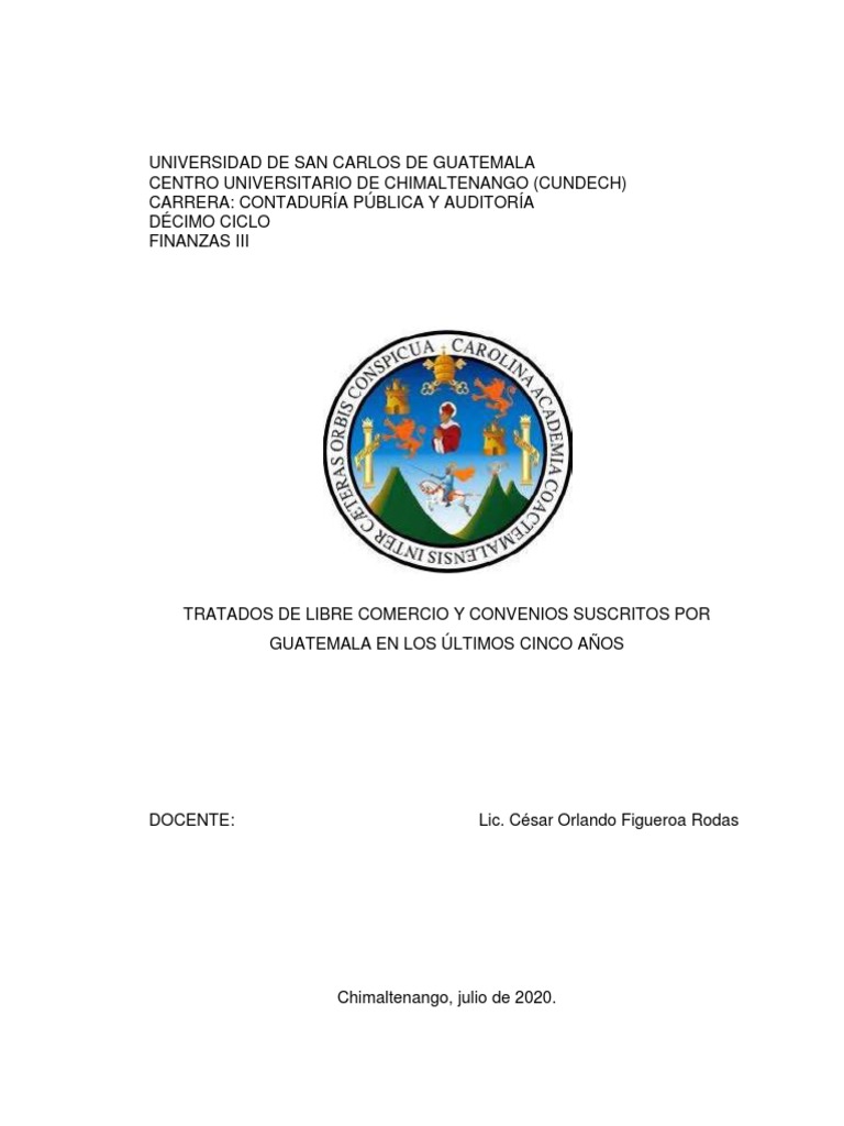 Grupo 6 Tratados de Libre Comercio | PDF | Organización de Comercio ...