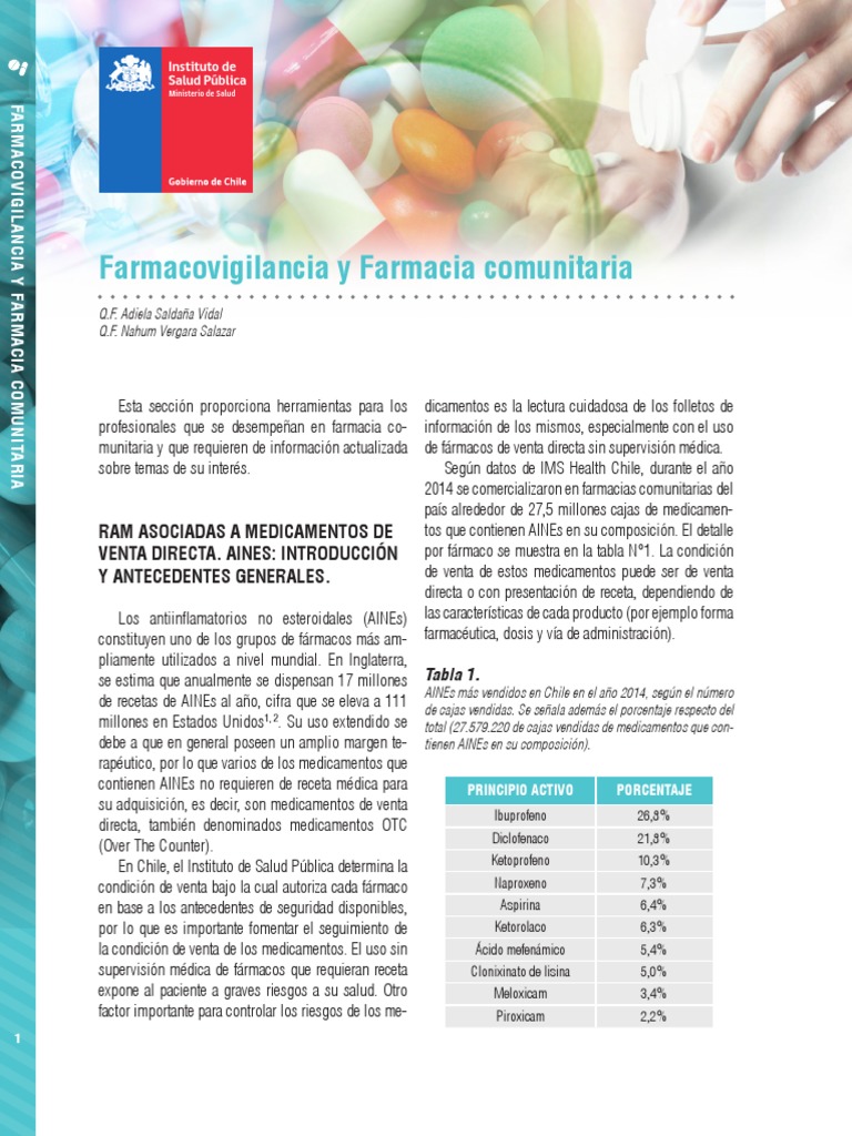 Farmacovigilancia y Farmacia Comunitaria | PDF | Droga anti ...