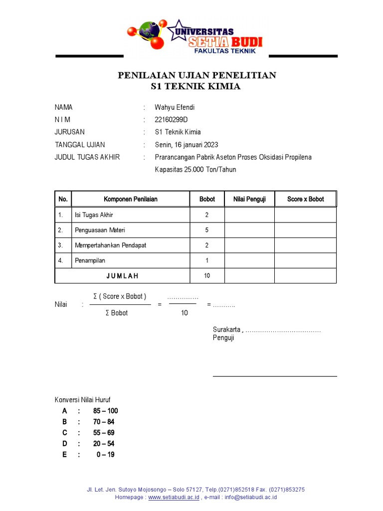 Lampiran 5. Lembar Penilaian | PDF
