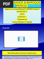 Arts 9 Learning Activity Sheet Q2 | PDF | Renaissance | Renaissance Art