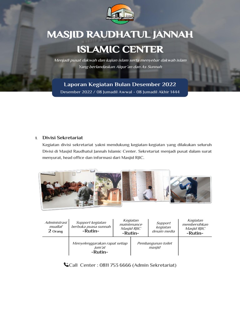 Masjid Raudhatul Jannah-2 | PDF