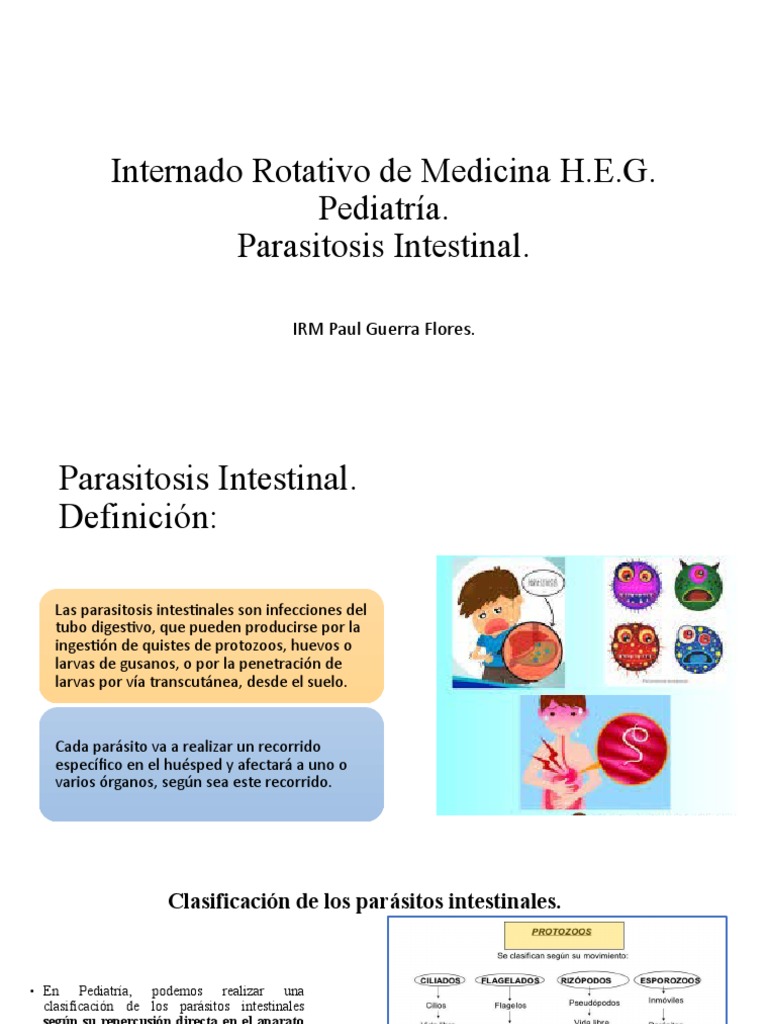 Parasitosis Pediatria. | PDF | Heces | Medicina CLINICA