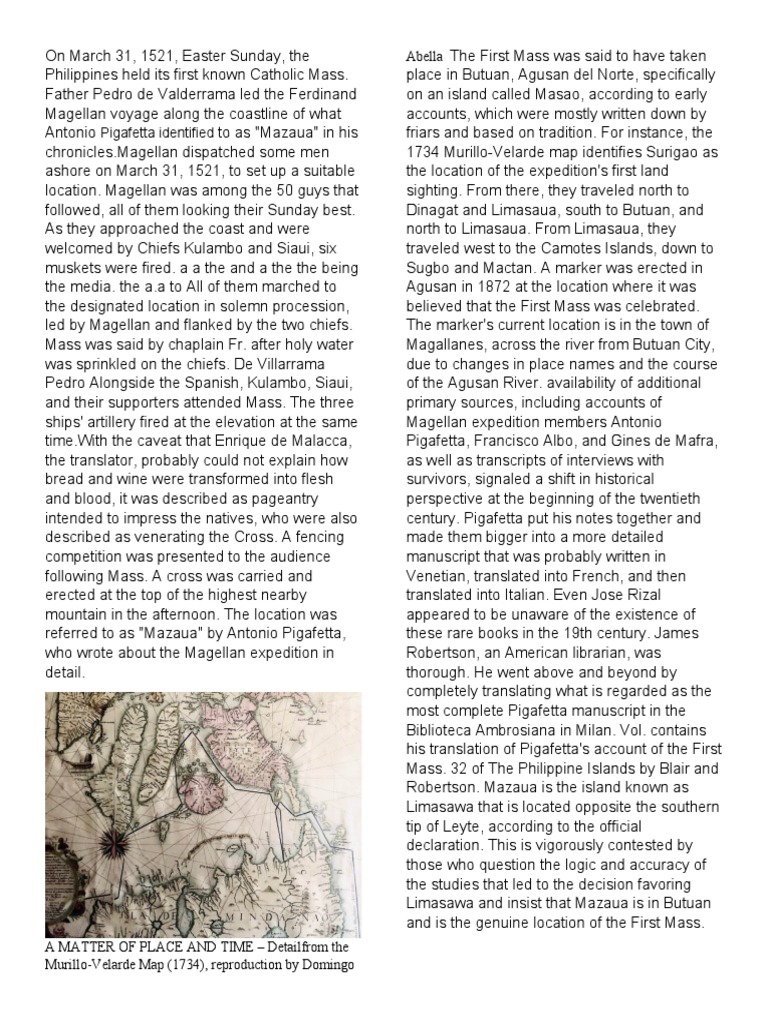 Determining the Location and Significance of the First Catholic Mass in ...