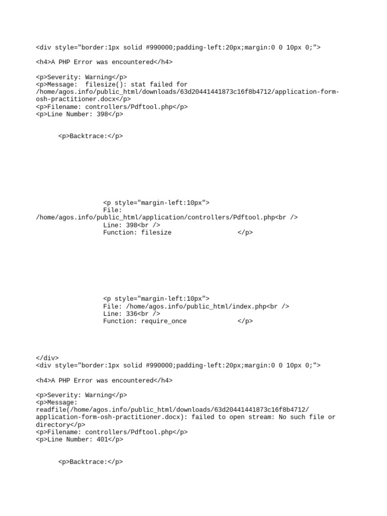 Application Form Osh Practitioner | PDF