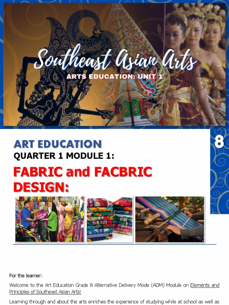 Q1W1 Arts Module | PDF | Weaving | Silk