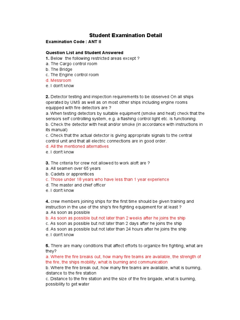 Fix 8. Maintain Safety and Security of The Ship's Crew and Passengers ...