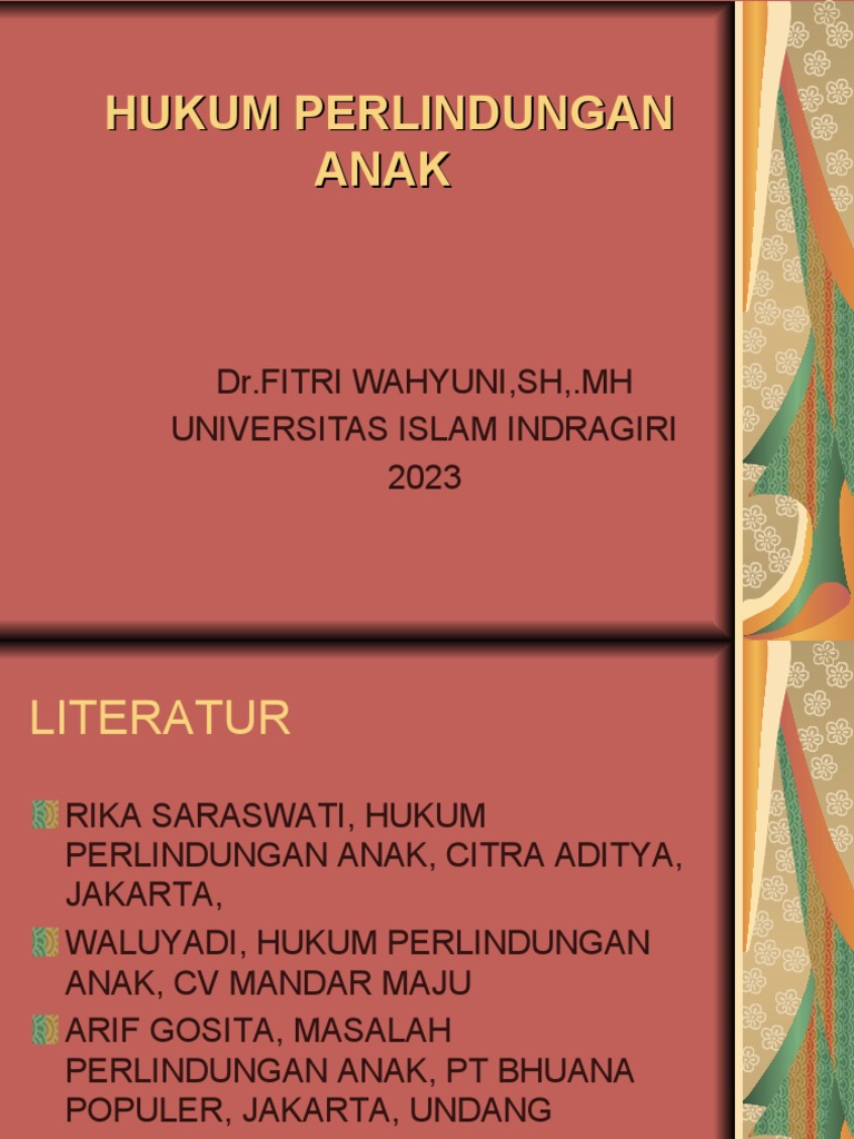 Hukum Perlindungan Anak | PDF