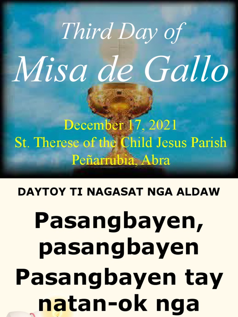 Misa de Gallo Songs | PDF | Glory (Religion) | Monotheism