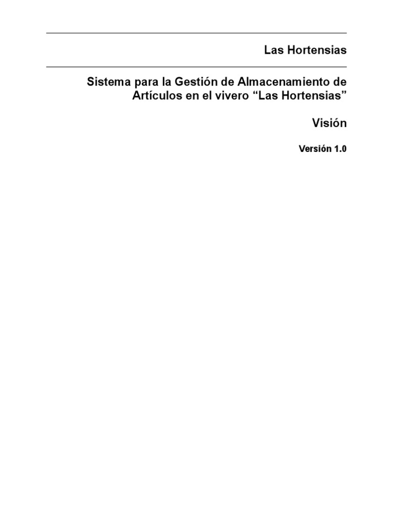 02 Documento Vision | PDF | Software | Usuario (informática)