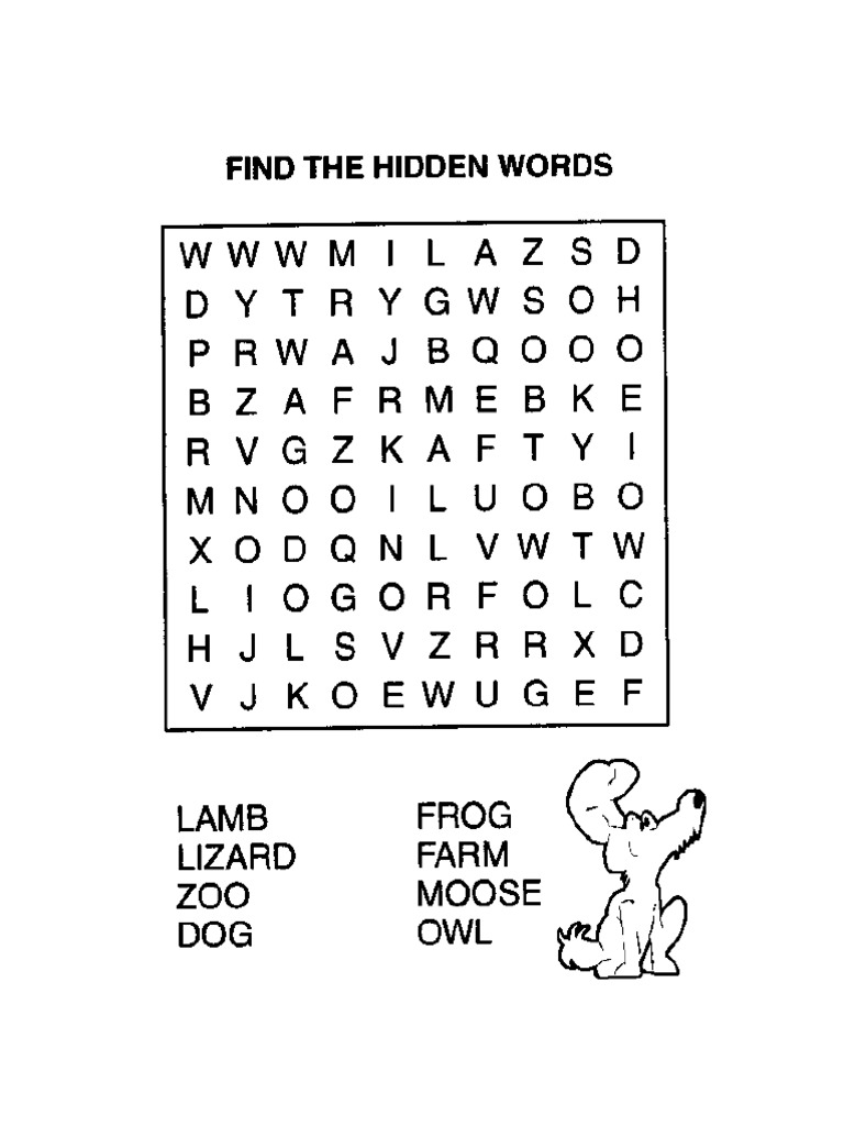 Word Search Low | PDF