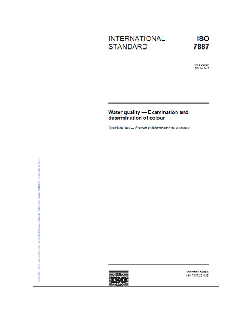 Color Real ISO 7887 2011 | PDF
