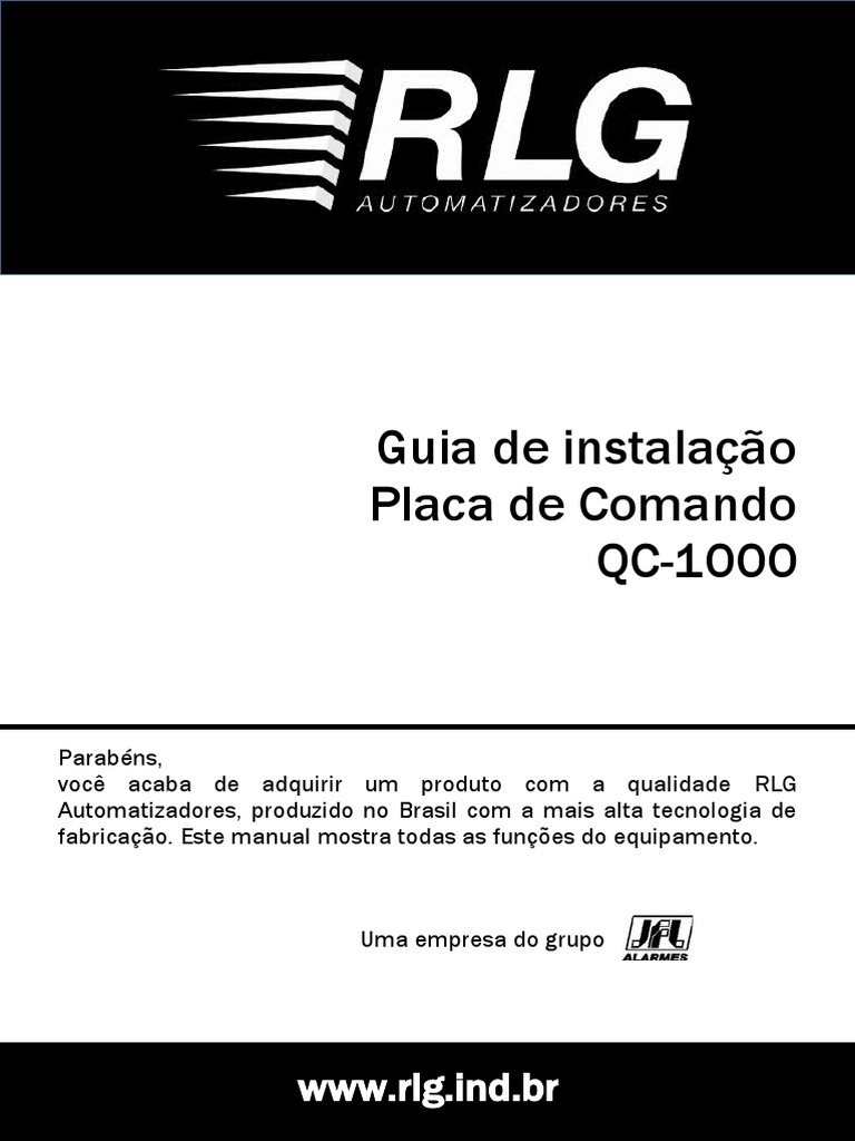 1.8.480 Guia de Instalacao Placa de Comando QC 1000 | PDF ...