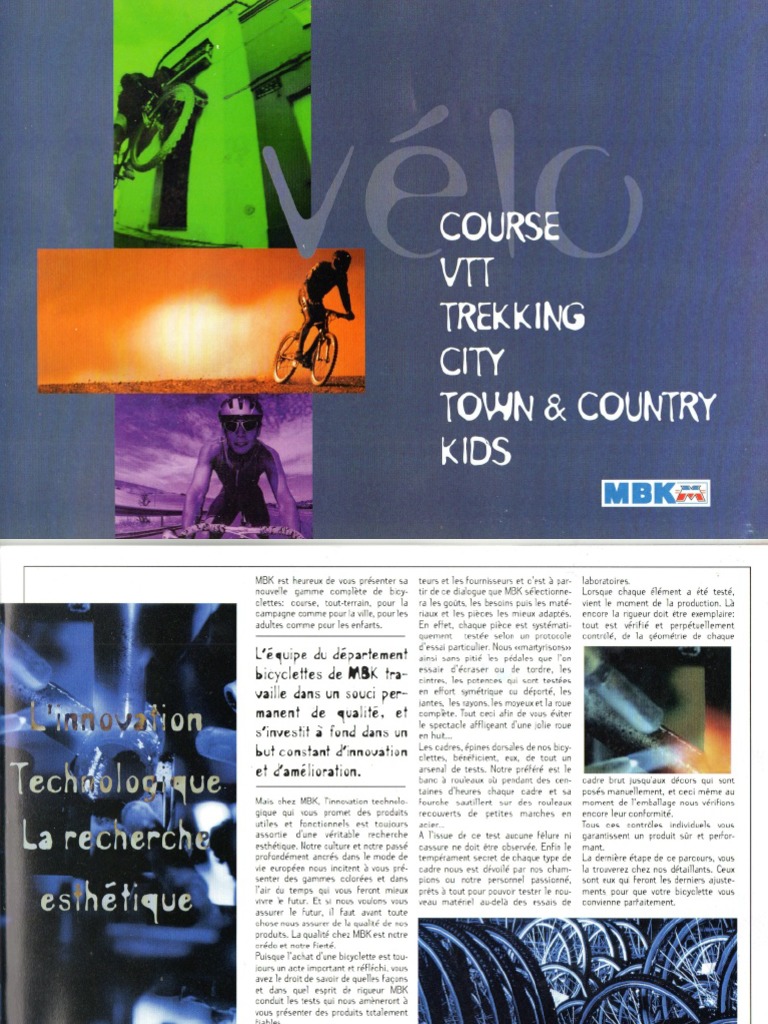 Catalogue MBK 1995 | PDF