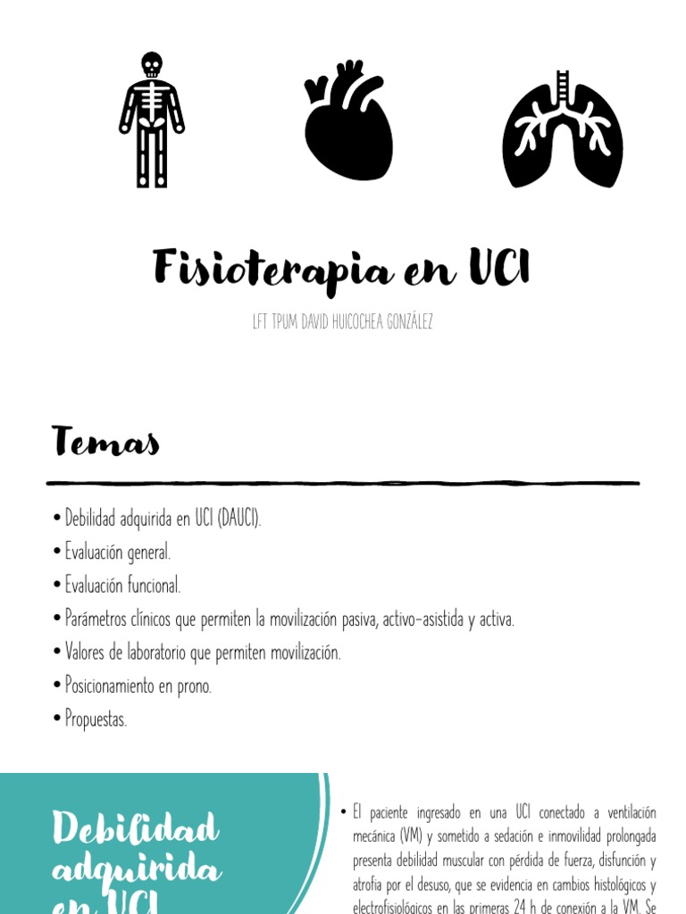 Fisioterapia en UCI | PDF | Causas de la muerte | Enfermedades y trastornos