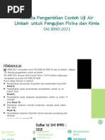 Metode Pengambilan Contoh Uji Air SNI 8995 | PDF