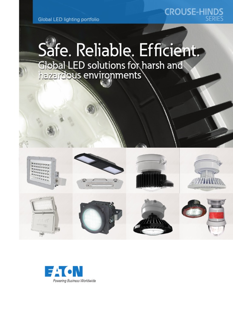 Crouse Hinds Led Family Brochure | PDF | Lighting | Light Emitting Diode