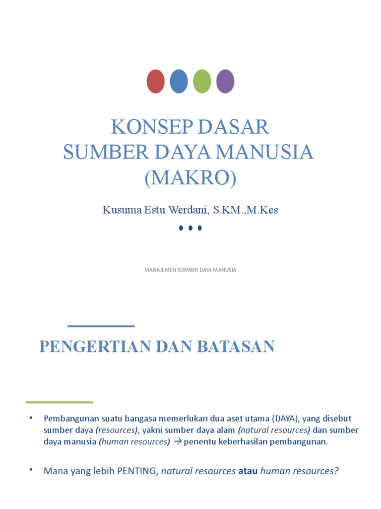 OPTIMALKAN KUALITAS SDM | PDF