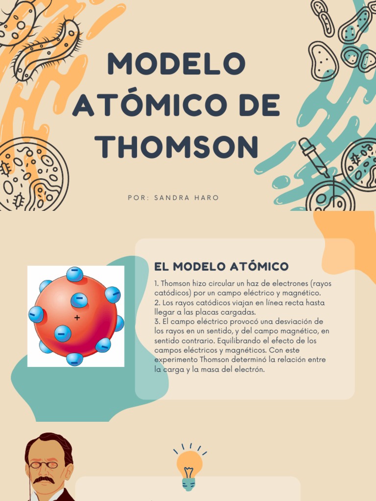 Modelo Atómico de Thomson | PDF