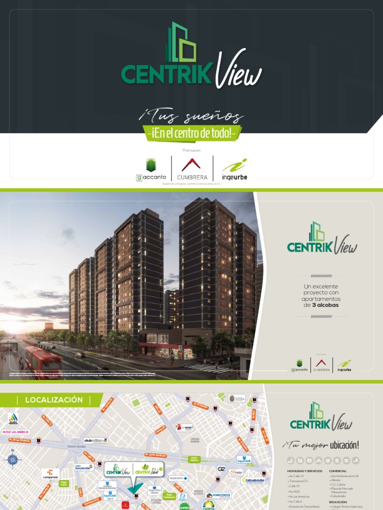 Brochure Centrik View | PDF | Bogotá